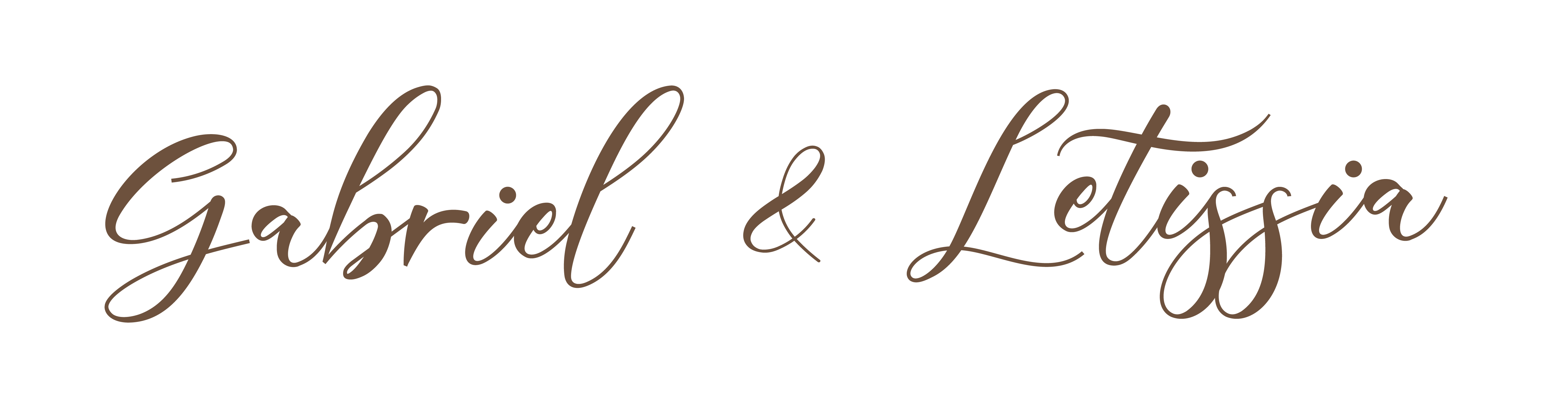 Gabriel & Letissia - Nuestra boda